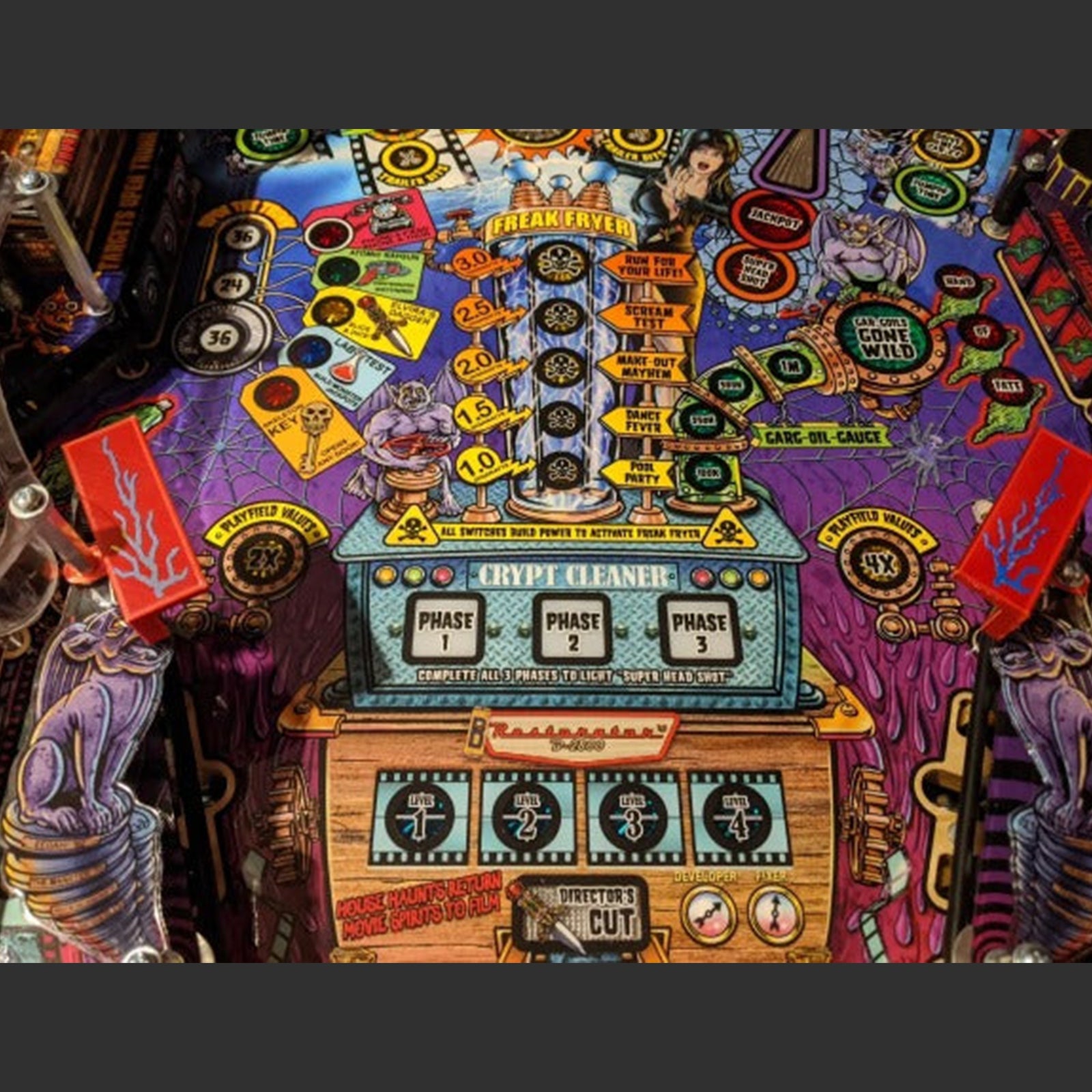 Elvira's House of Horrors Pinball Spotlight Covers