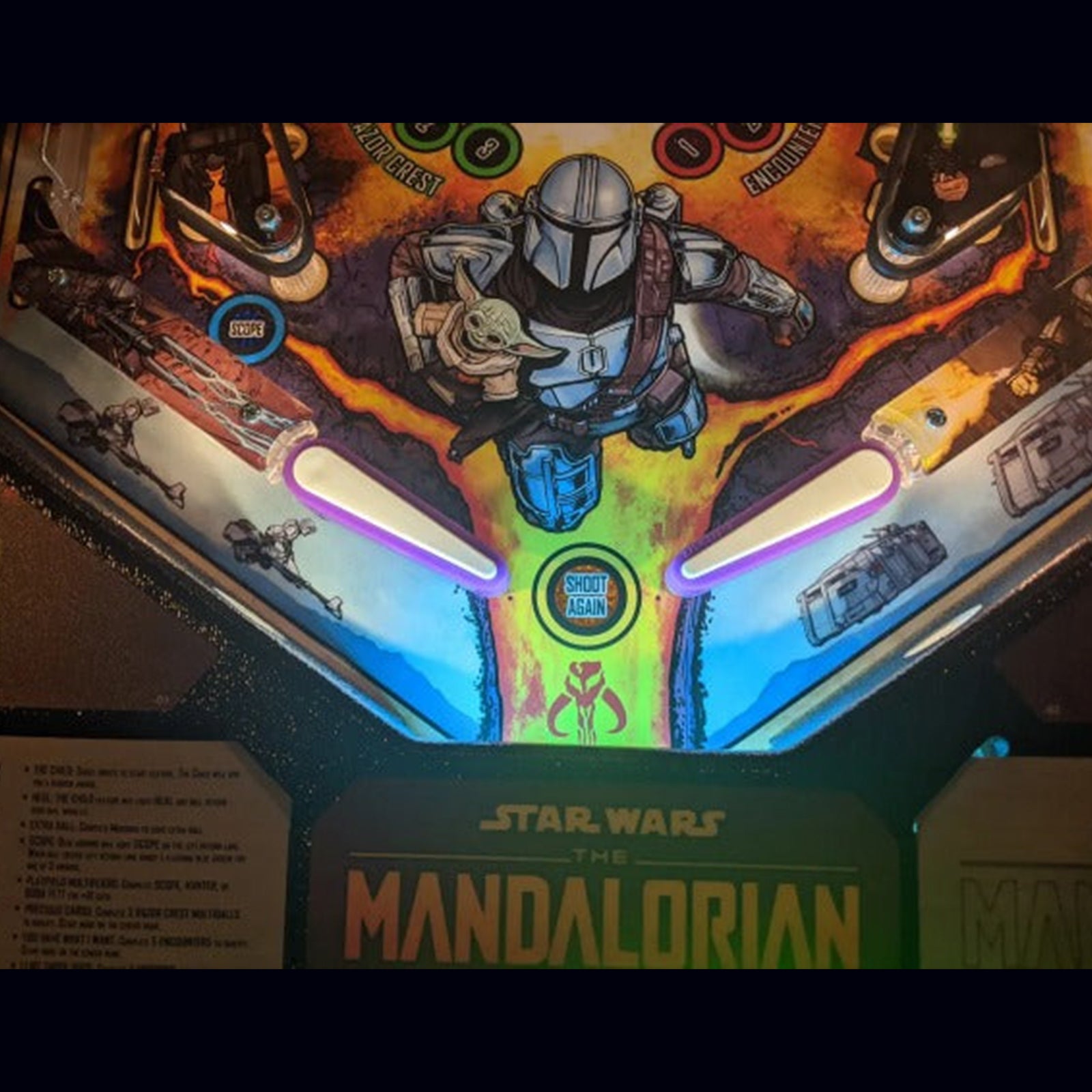 Mandalorian LED Strip Trough Light Kit - Ice Blue