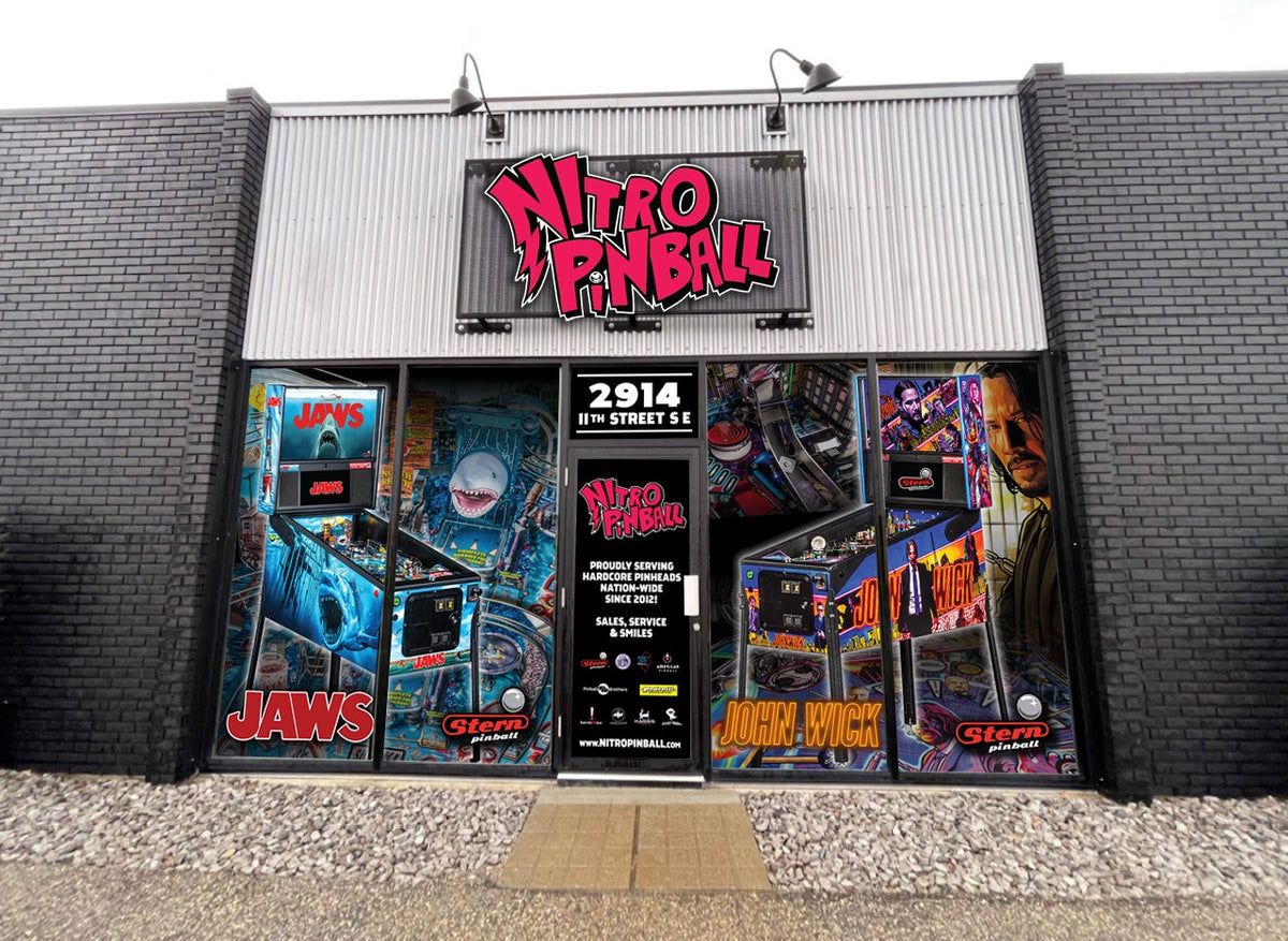 Nitro Pinball locations offer pinball playfield parts and pinball machines