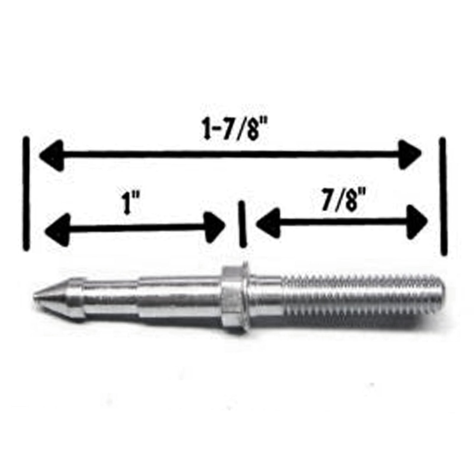 Post 1-7/8" Metal Post w/ #10-32 threaded base
