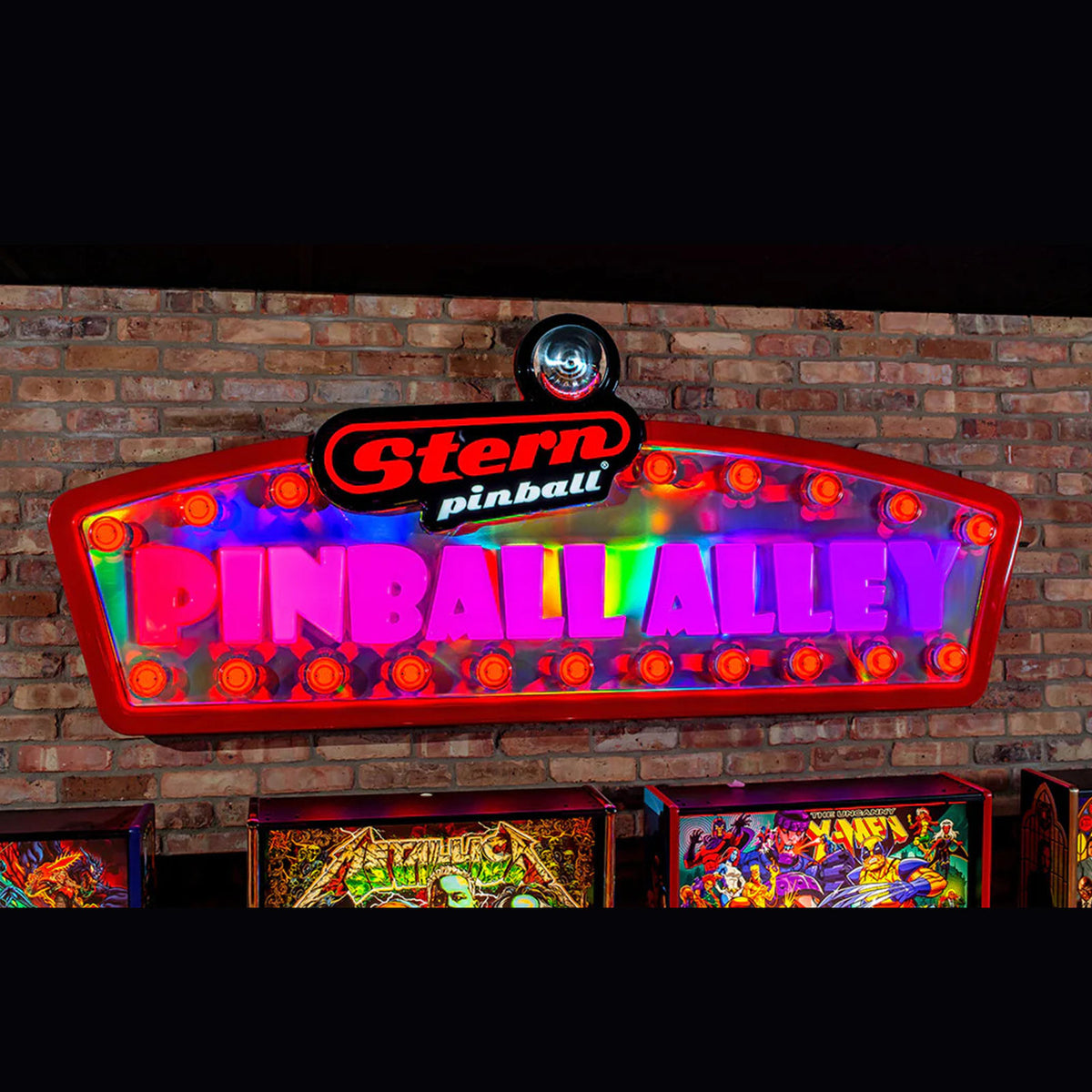 STERN "PINBALL ALLEY" ARCADE SIGN - IN STOCK!