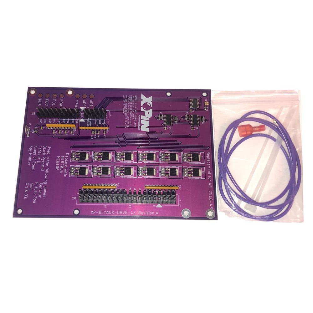 XP-BLYAUX-DRVR-43 – Classic Bally Auxiliary Lamp Driver Board