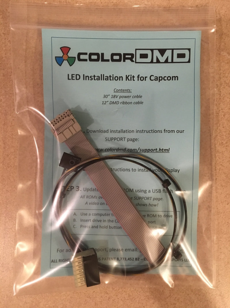 ColorDMD: Cable kit for Capcom CK-C