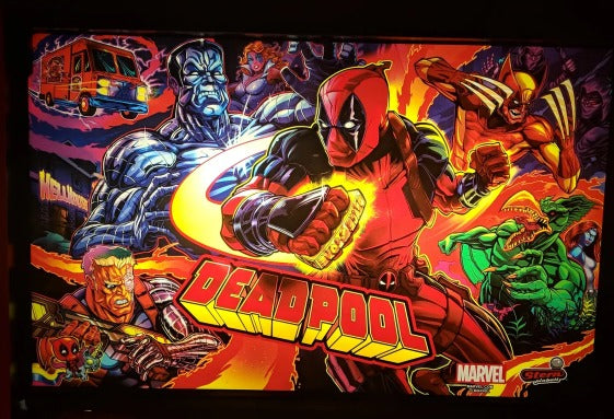 Deadpool Pinball LED Custom Backbox Light Kit – Nitro Pinball Sales